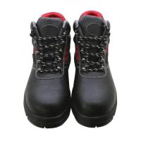 China Cow Split Construction Safety Shoes Steel Toe Anti Smashing Shoes Protective for sale