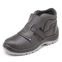China Durable Welding Safety Boots Brown Midsole Safety Shoes For Welder for sale
