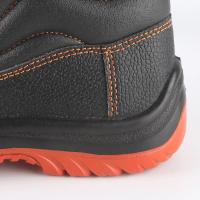China Steel Toe / Steel Plate Mens Genuine Leather Shoes Heavy Duty Winter Boots Slip Resistant for sale