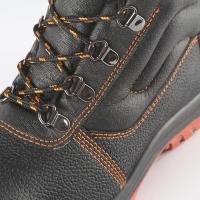 China Steel Toe / Steel Plate Mens Genuine Leather Shoes Heavy Duty Winter Boots Slip Resistant for sale