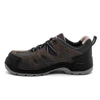 China Suede Leather Breathable Mesh Work Shoes Anti Puncture Mens Athletic Slip On Shoes for sale