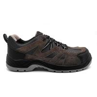 China Suede Leather Breathable Mesh Work Shoes Anti Puncture Mens Athletic Slip On Shoes for sale