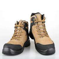 China Yellow Steel Toe Cap Work Shoes CE Mens Nubuck Boots For Winter for sale