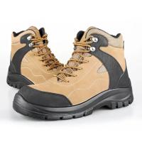 China Yellow Steel Toe Cap Work Shoes CE Mens Nubuck Boots For Winter for sale