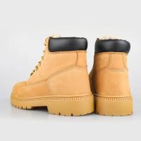 China Nubuck Leather Steel Toe Sport Shoes Light Weight Breathable Work Boots for sale