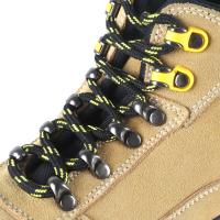 China Yellow Industrial Safety Shoes Nubuck Leather Steel Toe Woodland Safety Shoes Anti Static for sale