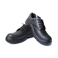 China Genuine Leather Industrial Safety Shoes Mens Steel Toe Cap Work Boots for sale