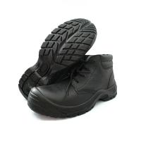 China Genuine Leather Industrial Safety Shoes Mens Steel Toe Cap Work Boots for sale