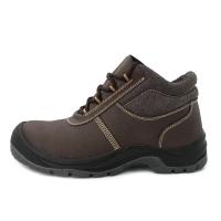 China S3 Waterproof Safety Boots Steel Toe Genuine Leather Mid Cut Work Boots for sale
