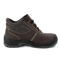 China S3 Waterproof Safety Boots Steel Toe Genuine Leather Mid Cut Work Boots for sale