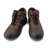 China S3 Waterproof Safety Boots Steel Toe Genuine Leather Mid Cut Work Boots for sale