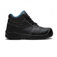 China ​Sturdy Leather Safety Shoes For Womens Steel Toe Slip Resistant Boots Anti Static for sale
