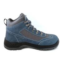 China S1P Industrial Steel Toe Shoes Anti Impact Puncture Resistant Work Boots Blue for sale