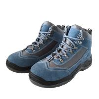 China S1P Industrial Steel Toe Shoes Anti Impact Puncture Resistant Work Boots Blue for sale