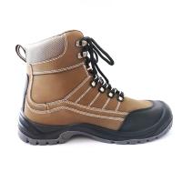 China Heavy Duty Security Work Boots Brown Mens Waterproof Non Slip Shoes for sale