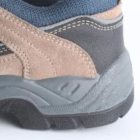 China Suede Leather Comfortable Safety Shoes Outdoor Steel Toe Boots Brown for sale