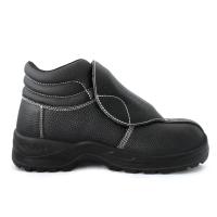 China Slip Resistant Steel Toe Leather Boots Mens Welding Boots For Winter for sale