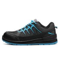 China Industrial Comfortable Safety Shoes Breathable Lightweight Outdoor Shoes Black for sale