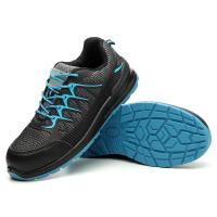 China Industrial Comfortable Safety Shoes Breathable Lightweight Outdoor Shoes Black for sale