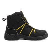 China Breathable Steel Toe Work Boots Anti Slip / Anti Puncture Impact Resistant Boots for sale