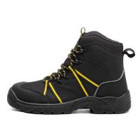 China Breathable Steel Toe Work Boots Anti Slip / Anti Puncture Impact Resistant Boots for sale