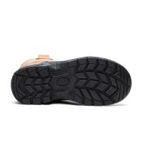China Genuine Leather Security Work Boots Yellow Oil And Water Resistant Work Boots for sale