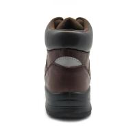 China Steel Toe Mine Safety Boots Brown Woodland Industrial Safety Shoes Unisex for sale