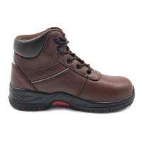 China Steel Toe Mine Safety Boots Brown Woodland Industrial Safety Shoes Unisex for sale
