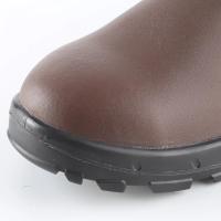 China Smooth Leather Chelsea Safety Shoes  S3 Waterproof Slip Resistant Steel Toe Boots for sale