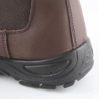 China Smooth Leather Chelsea Safety Shoes  S3 Waterproof Slip Resistant Steel Toe Boots for sale
