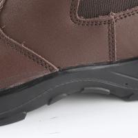 China Smooth Leather Chelsea Safety Shoes  S3 Waterproof Slip Resistant Steel Toe Boots for sale