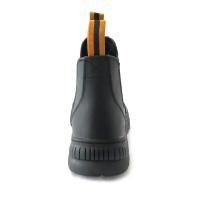 China Waterproof Oil Resistant Work Boots , Black Chelsea Steel Toe Work Boots for sale