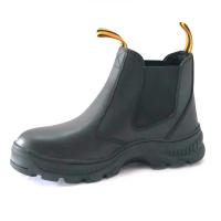 China Waterproof Oil Resistant Work Boots , Black Chelsea Steel Toe Work Boots for sale