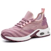 China Anti Puncture / Smashing Safety Shoes For Women Steel Toe Cap Trainers for sale