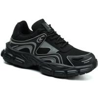 China Fashionable Safety Shoes for Women Steel Toe Lightweight Shoes Black for sale