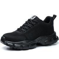China Lightweight Outdoor Safety Shoe Anti Puncture Breathable Breathable Steel Toe Shoes for sale