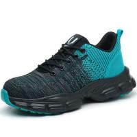 China Lightweight Outdoor Safety Shoe Anti Puncture Breathable Breathable Steel Toe Shoes for sale