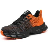 China Lightweight Outdoor Safety Shoe Anti Puncture Breathable Breathable Steel Toe Shoes for sale