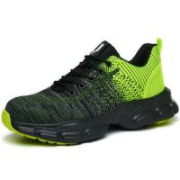 China Lightweight Outdoor Safety Shoe Anti Puncture Breathable Breathable Steel Toe Shoes for sale