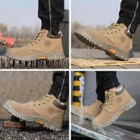 China Winter Insulated Steel Toe Work Shoes Anti Slip Wear Resistant Safety Footwear for sale