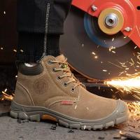 China Winter Insulated Steel Toe Work Shoes Anti Slip Wear Resistant Safety Footwear for sale