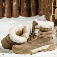 China Mid-Cut Suede Leather Wool Lined Insulated 6KV Safety Work Boots for sale