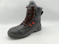 China Durable Leather Work Boots Steel Toe High Top Winter Boots for sale