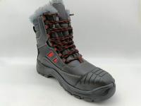 China Durable Leather Work Boots Steel Toe High Top Winter Boots for sale