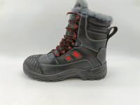 China Durable Leather Work Boots Steel Toe High Top Winter Boots for sale