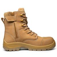 China Yellow Style Martin Boots Slip Resistant / Wear Resistant Cowhide Work Boots for sale