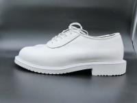 China Steel Toe White Shoes Unisex PU Sole Safety Shoes Anti Smash Anti Puncture for sale