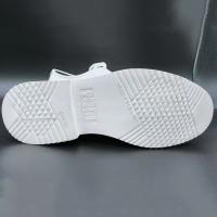 China Steel Toe White Shoes Unisex PU Sole Safety Shoes Anti Smash Anti Puncture for sale