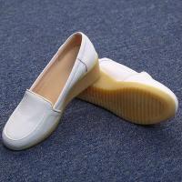 China Plus Size White Wedge Heel Shoes Customized Comfortable Hospital Work Shoes for sale