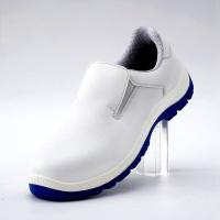 China White ESD Kichen Safety Shoes Steel Toe, Anti-Smash Cleanroom Approved for sale